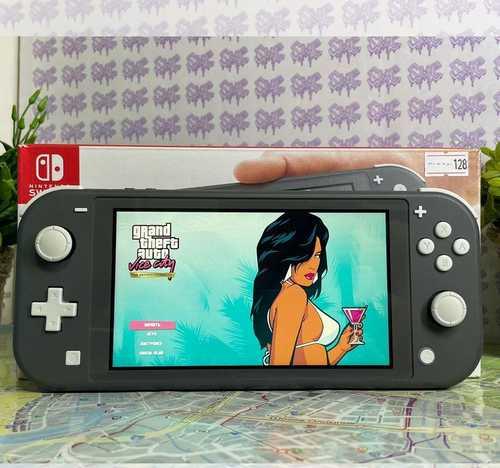 Прошитая Nintendo Switch Lite Полный Комплект