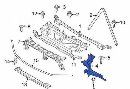 Крепление фары BMW M3 G80 M4 G82