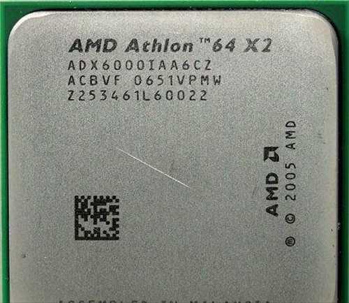 Процессор AMD Athlon64 6000+ X2 (S-AM2 512Kx2/1000