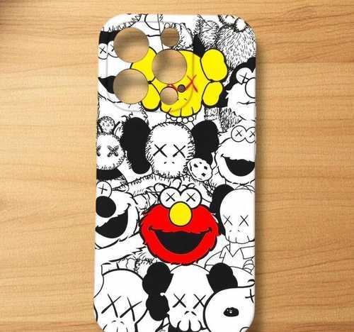 Чехол iPhone 14 Pro Luxo Kaws