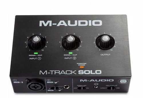 USB аудиоинтерфейс M-Audio M-track solo II