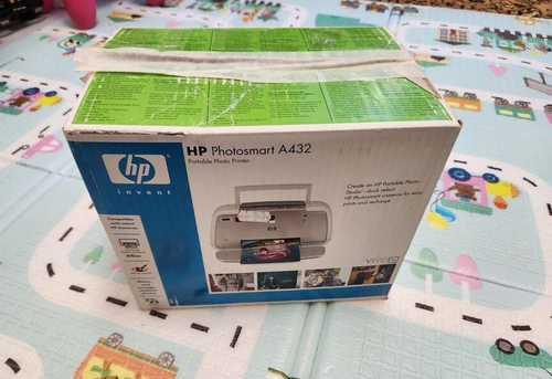 Портативный фотопринтер HP Photosmart A432