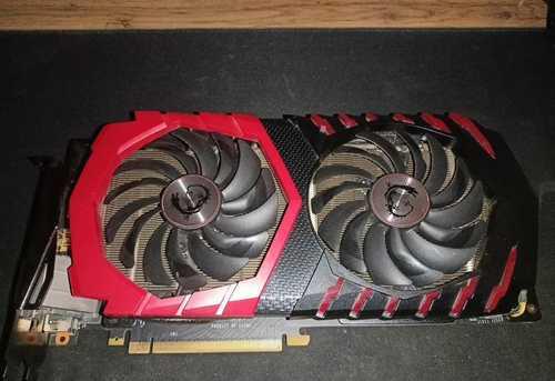 Видеокарта gtx 1060 6gb msi gamingX 6g