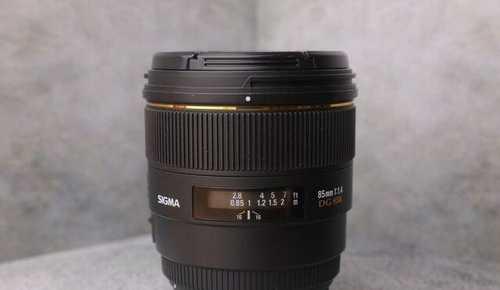 Sigma AF 85mm f/1.4 DG EX HSM Canon EF