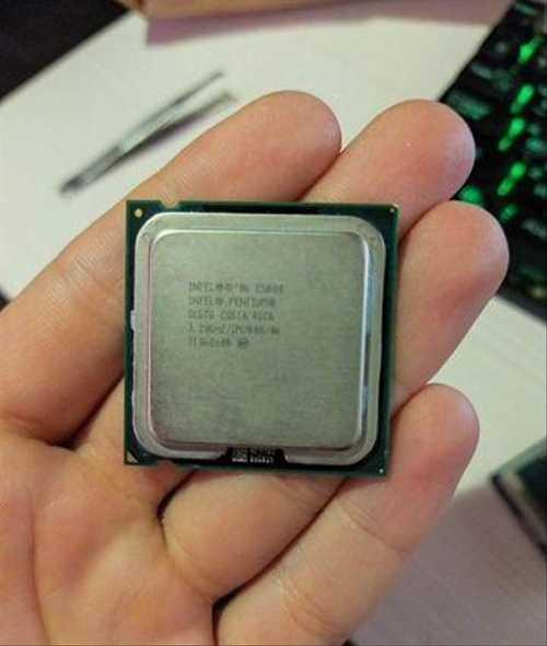 Процессор intel pentium e5800