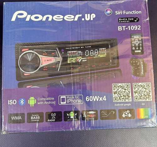 Автомагнитола Pioneer BT-1092 1DIN c Bluetooth