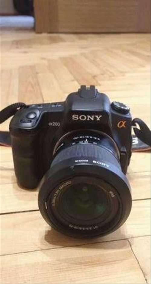 Зеркальная камера Sony Alpha dslr A200