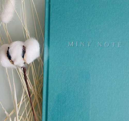 Блокнот с мятными страницами "Mint note"