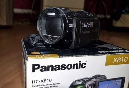 Видеокамера panasonic hc-x810