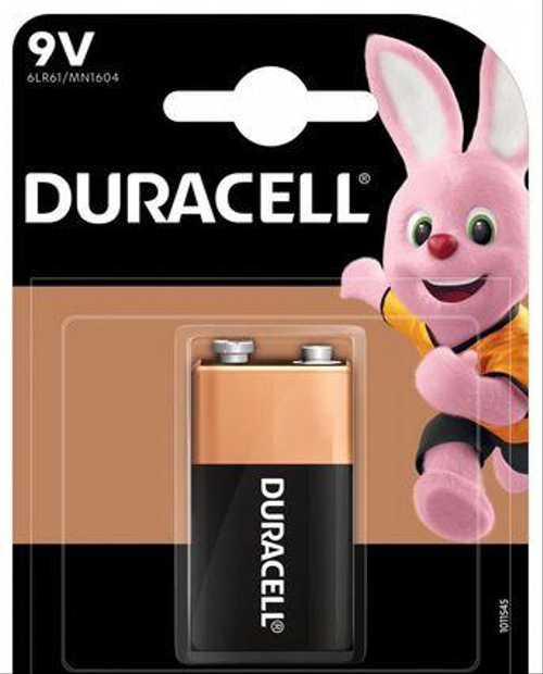 Батарейка Duracell 6LR61/Крона-1BL
