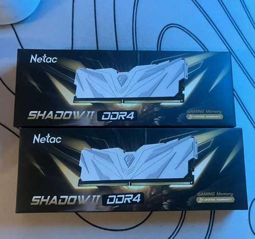 Оперативная память ddr4 16gb netac shadow II