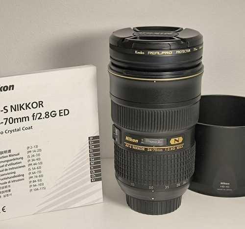 Объектив Nikon AF-S 24-70mm f/2.8G ED Гарантия