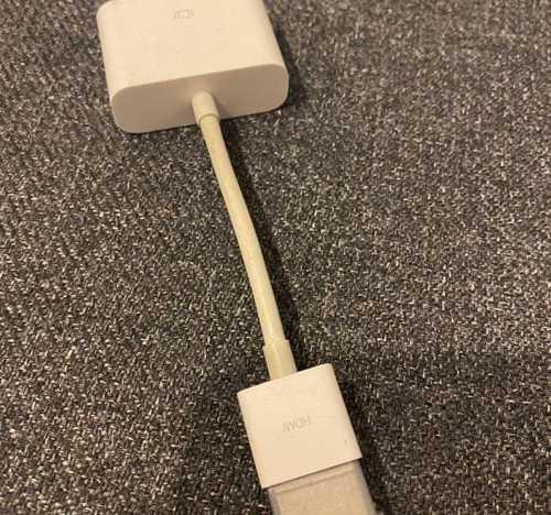 Переходник Apple с hdmi на DVI