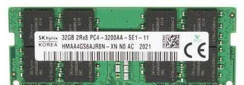 32GB Hynix hmaa4gs6ajr8n-XN DDR4 3200 sodimm