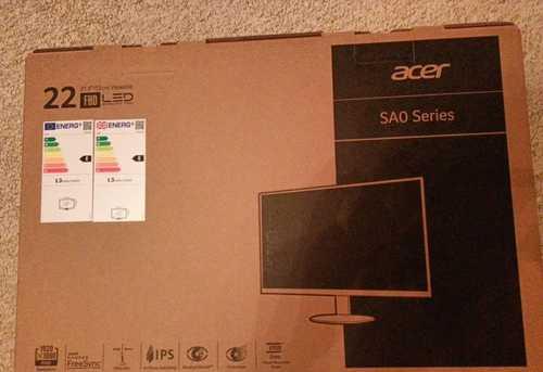 Монитор 22" Acer sa220q IPS 1920x1080 75гц новый