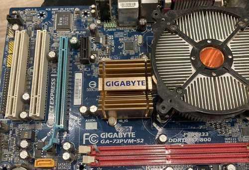 Материнская плата gigabyte ga-73pvm-s2