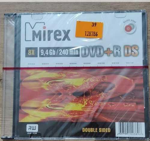 Болванка двухсторонняя Mirex DVD R DS, 8x