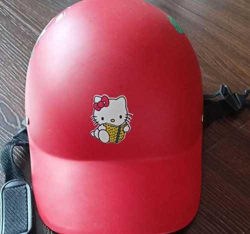 Шлем кепка велосипедный Hello Kitty