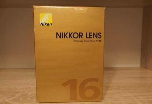 Nikon 16mm f/2.8D Nikkor AF Fisheye