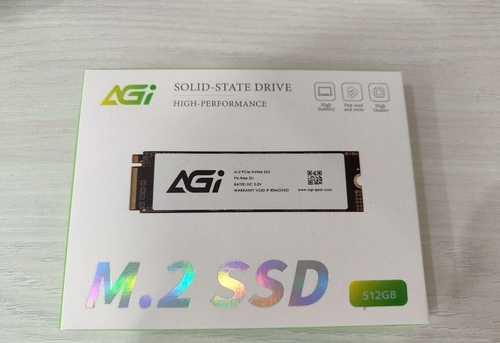 SSD накопитель AGI AI198 M.2 2280 512 гб
