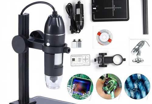 Цифровой микроскоп 1600X с 8 светодиодами для пайк
