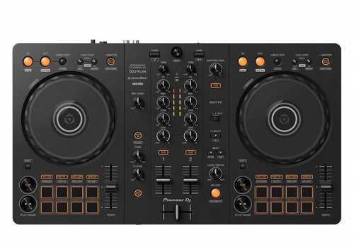 Pioneer DDJ-FLX4, 2-х канальный DJ контроллер со в