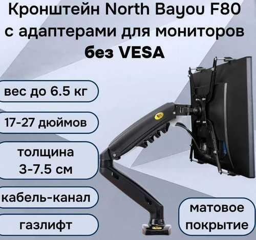 Настольный кронштейн для монитора North Bayou F80