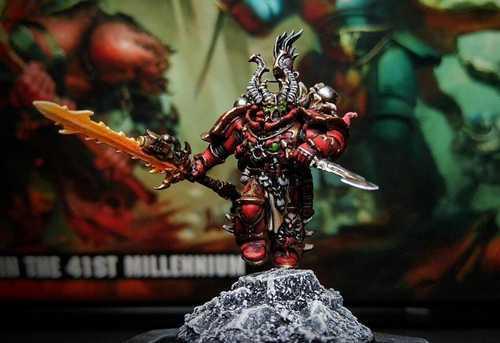 Warhammer 40k Chaos Space Marines Exalted Champion