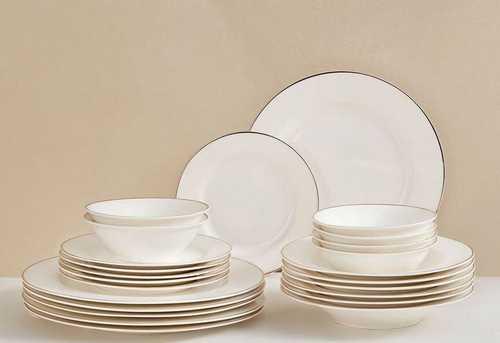 Новый набор столовой посуды Arya комтяной фарфор