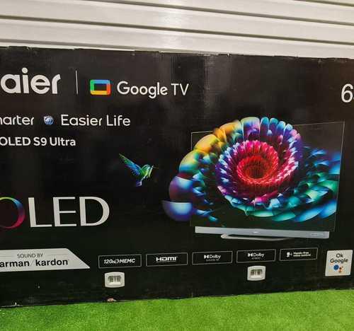 Нлаый телевизор SMART TV haier 65 oled S9 ultra