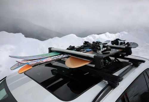 Лыжные крепления на багажник