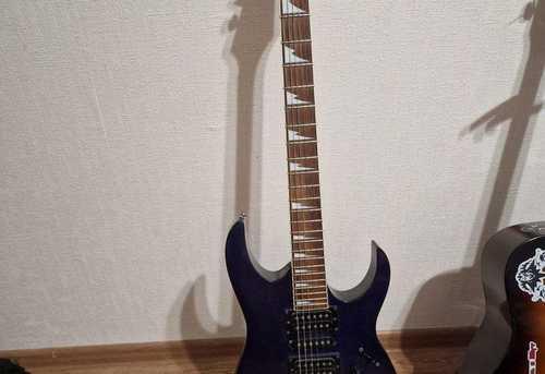 Комплект Электрогитара ibanez GRG170DX Jewel Blue