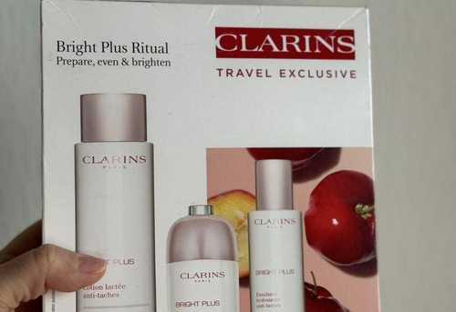 Clarins bright plus набор