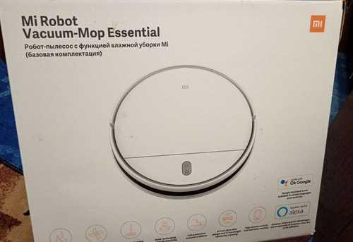 Робот пылесос xiaomi mi robot vacuum mop essential