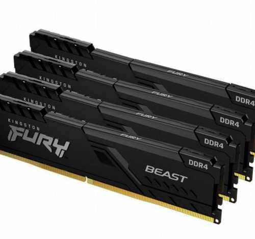 Оперативная память Kingston DDR4 64Gb (4x16Gb)