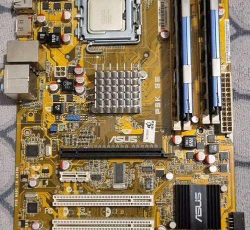 Intel Core 2 Quad Q9300 + Asus P5K SE + 4*2Gb DDR2