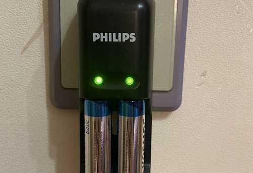 Зарядное Philips для аккумуляторов AA/AAA