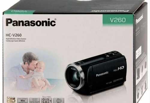 Видеокамера Panasonic HC-V260, Зум 90х, Новая
