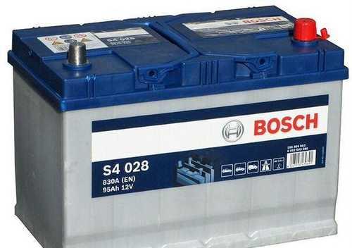 Аккумулятор Bosch S4 028 95Ah о/п 830A