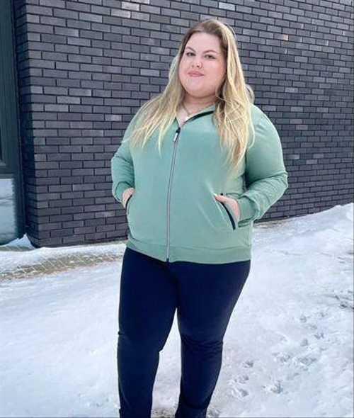 Костюм двойка спортивный новый plus size