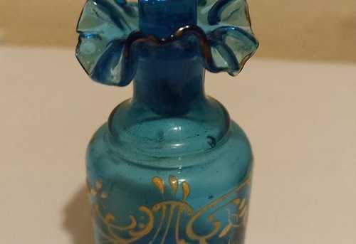 Флакон парфюмерный Голубое стекло. Царизм Редкост