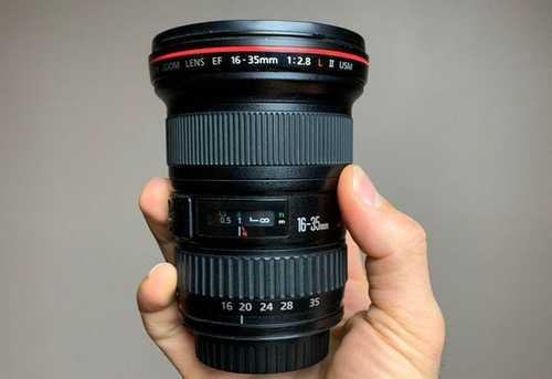 Canon EF 16-35mm f2.8L II USM c дефектом