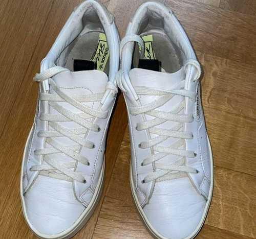 Кеды белые adidas sleek женские