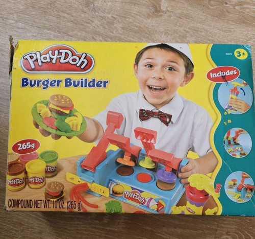 Пластилин play doh Бургерная