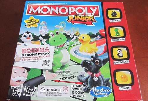 Настольная игра: Monopoly Junior. 5+ Hasbro