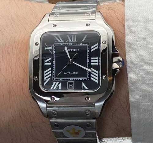 Часы мужские Cartier c гарантией год