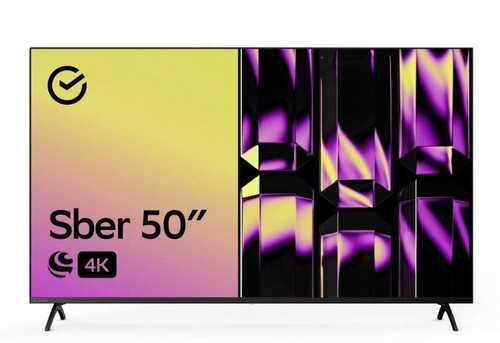 Телевизор Sber SDX-50U4123B, 50"(127 см), UHD 4K