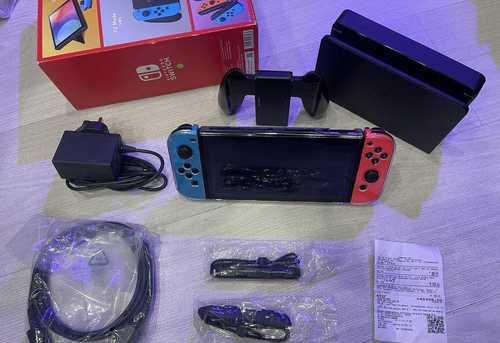 Nintendo switch oled прошитая чип 128 gb