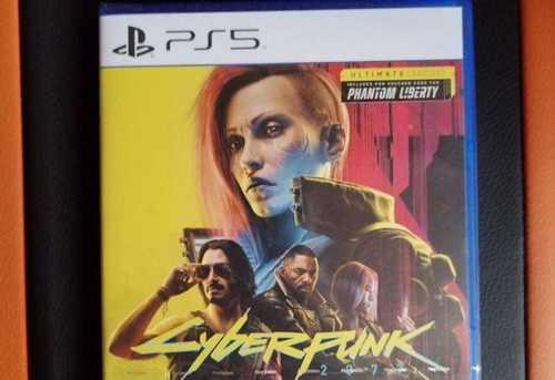 Cyberpunk 2077 Ultimate Edition диск PS5 новый