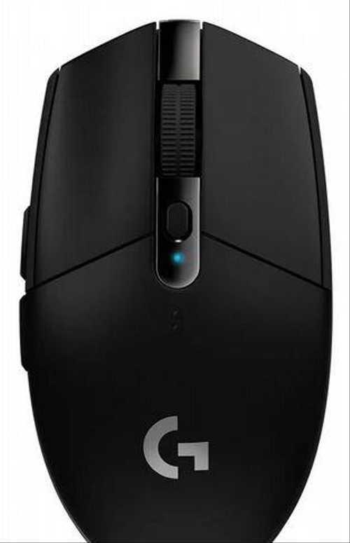 Игровая мышь беспроводная Logitech G305/G304,черна